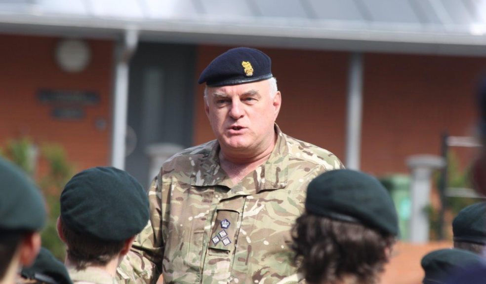 CCF award ceremony presided by Exeter School alumnus and Governor, Brigadier Steve Hodder of ...